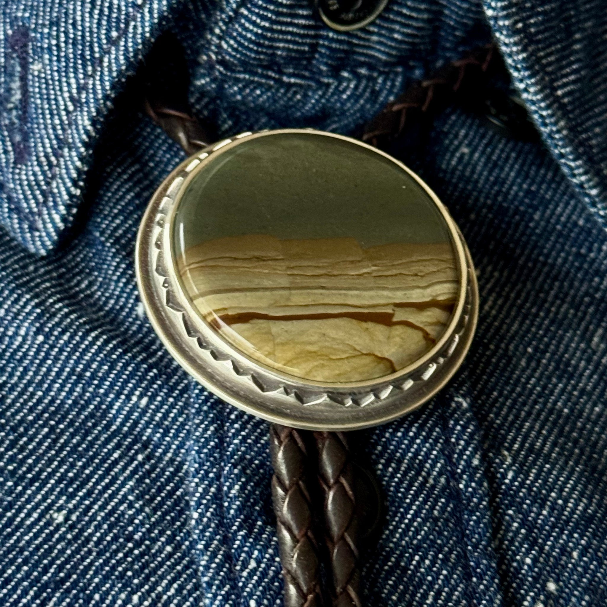 Landscape jasper bolo | Bolos | Scott James Jewelry