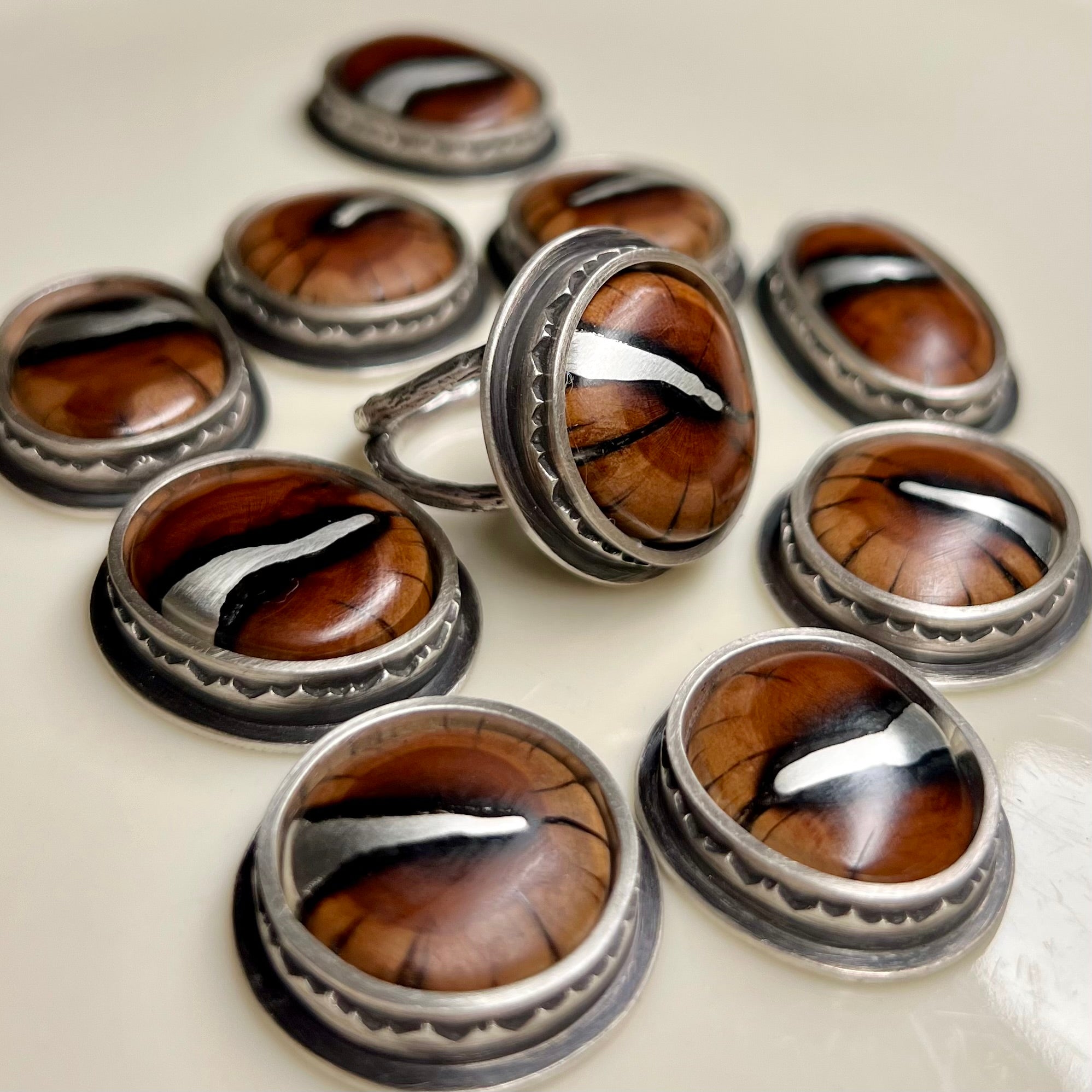 Wood kintsugi rings | Ring | Scott James Jewelry