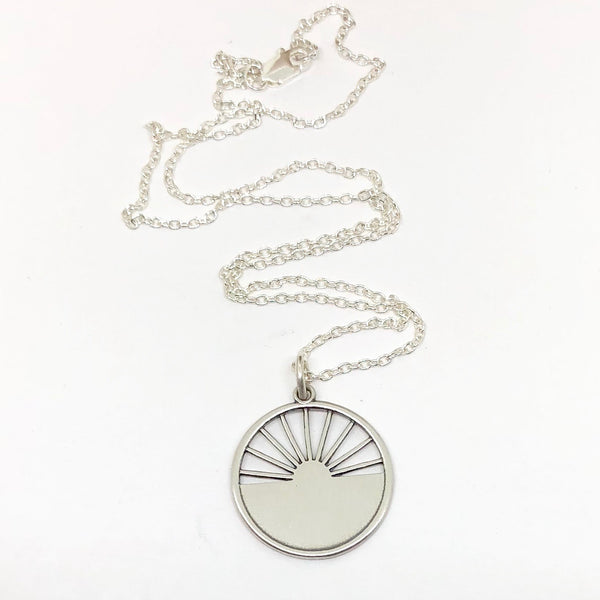 Sunrise sunset pendant | Necklace | Scott James Jewelry